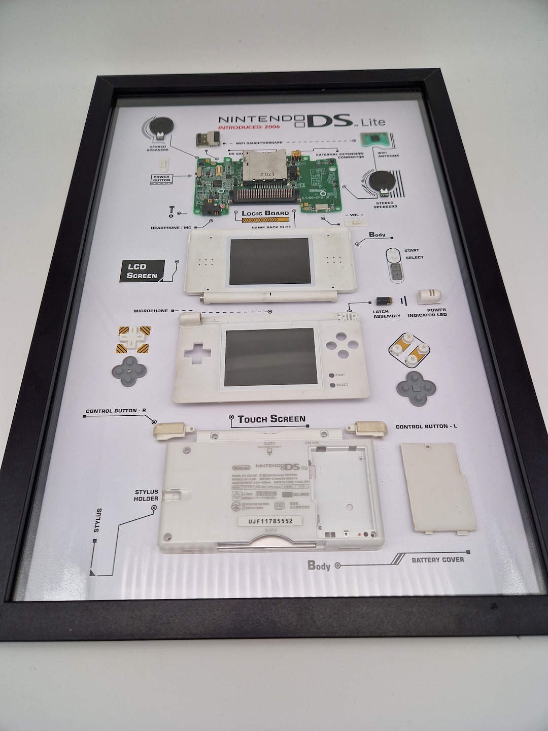 Nintendo DS Lite Picture Frame, Nintendo Disassembled, Nintendo ...