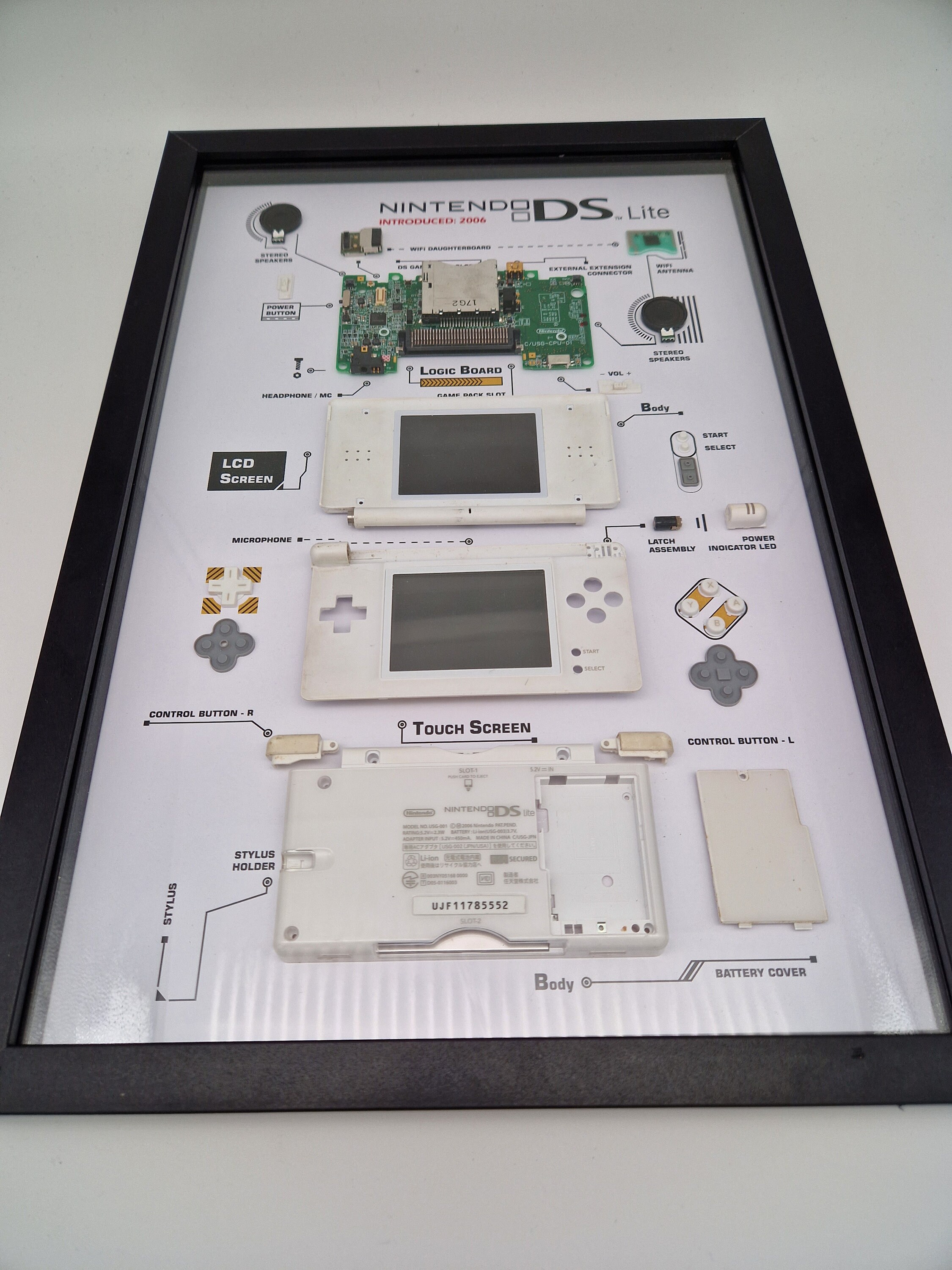 Nintendo DS Lite Picture Frame, Nintendo Disassembled, Nintendo ...