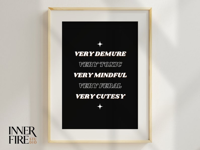 Poster | 3 Pack | Very Demure | Wall Art | News Paper | Artwork ...