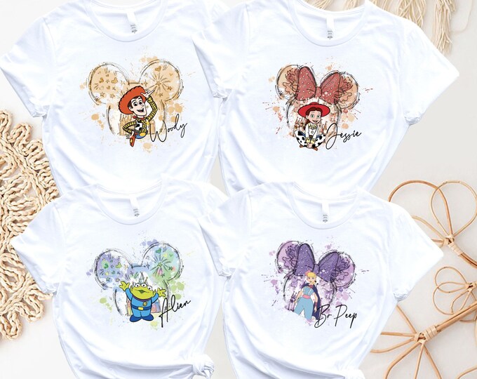 Disney Toy Story Face Family Matching Shirt, Toy Story Costume Shirt ...