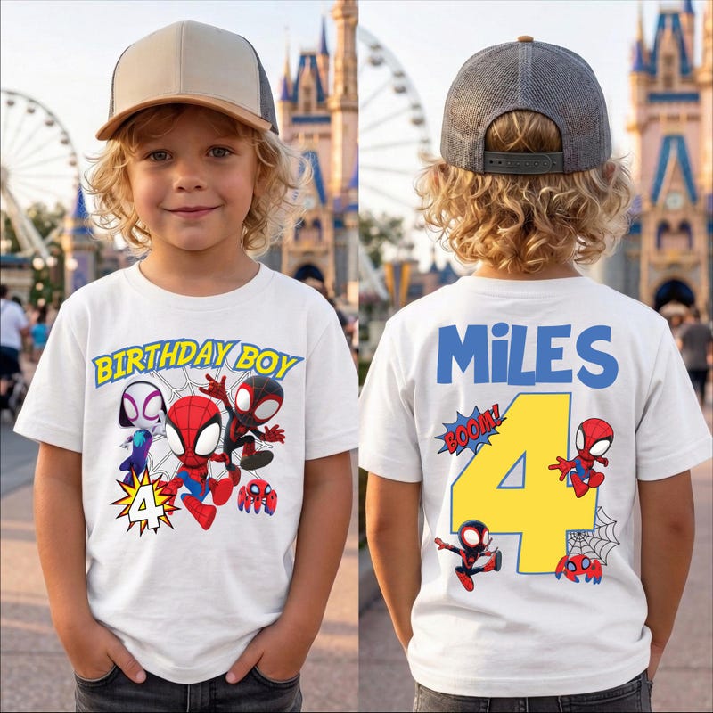 Custom Spidey Tshirt - Etsy
