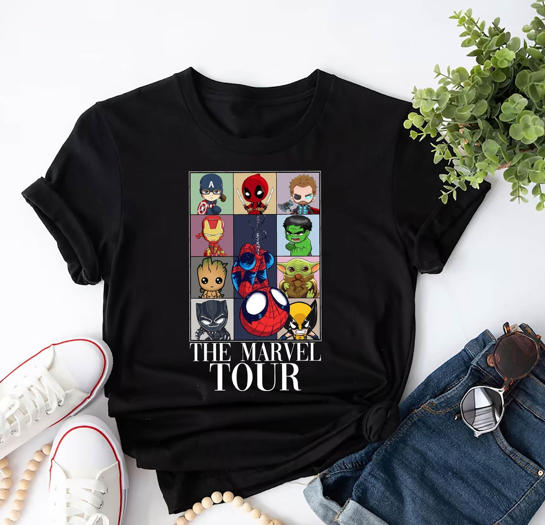 The Marvel Tour Shirt, Disney Super Hero Shirt, Marvel Heroes Shirt, Disney Marvel Kids Shirt ...