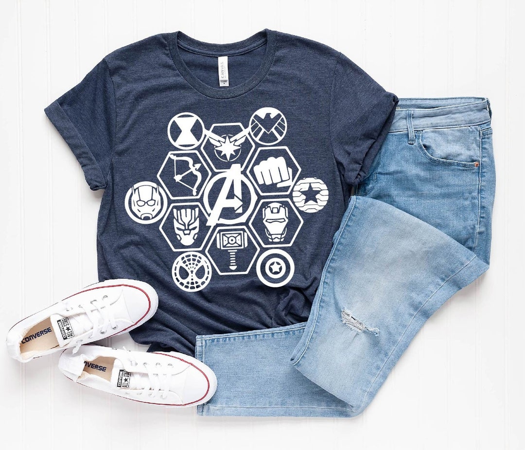Marvel Avengers Shirt, Disney Super Hero Shirt, Avengers Heroes Shirt ...