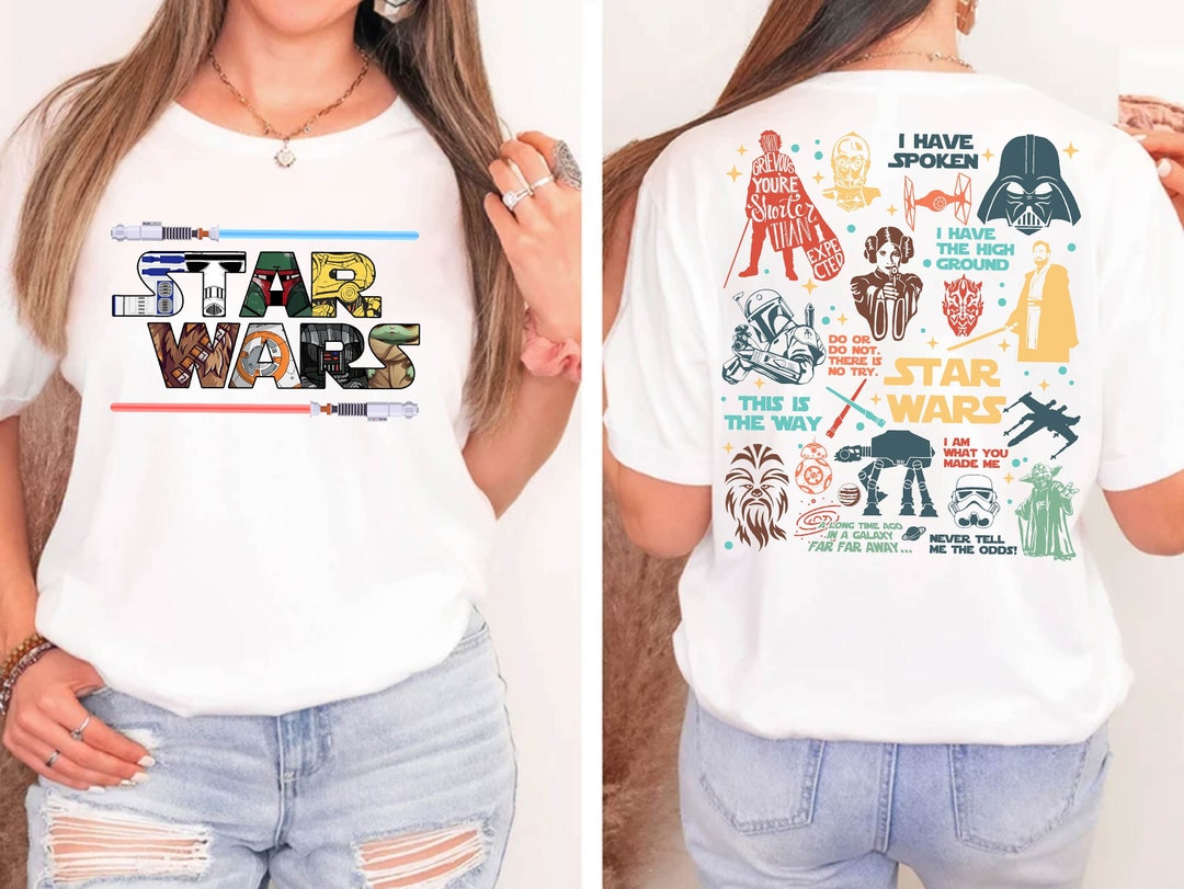 Star Wars Shirt, Star Wars Disney Shirt, Star Wars T-shirt, Disney Man ...