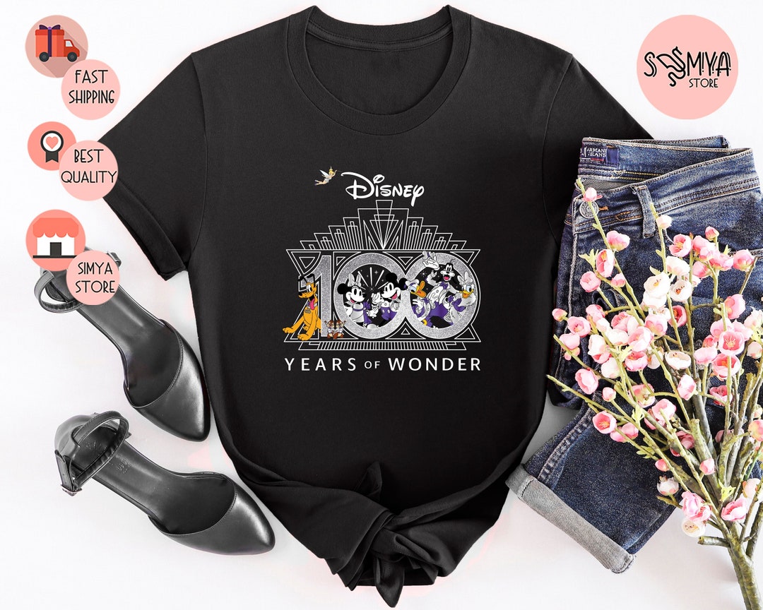 Disney 100 Years Shirt Disney Anniversary Shirt Magic - Etsy