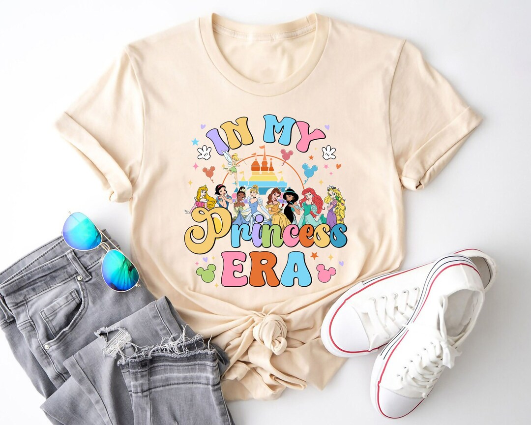 Disneyland in My Princess Era Shirt, Disneyworld Princess Girl Shirt ...