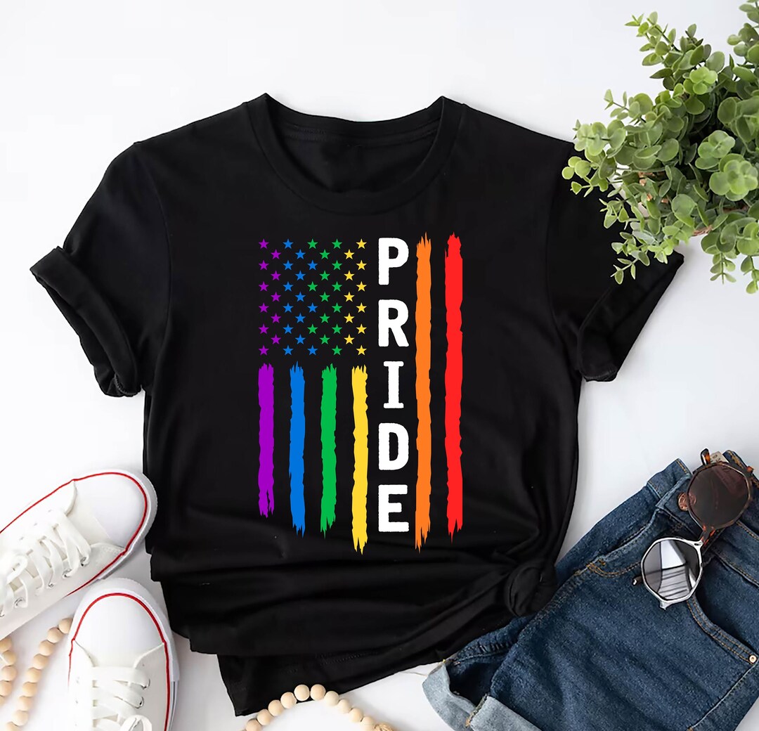Pride Flag Shirt, LGBTQ Flag Shirt, Pride Shirt, Pride Month Shirt ...