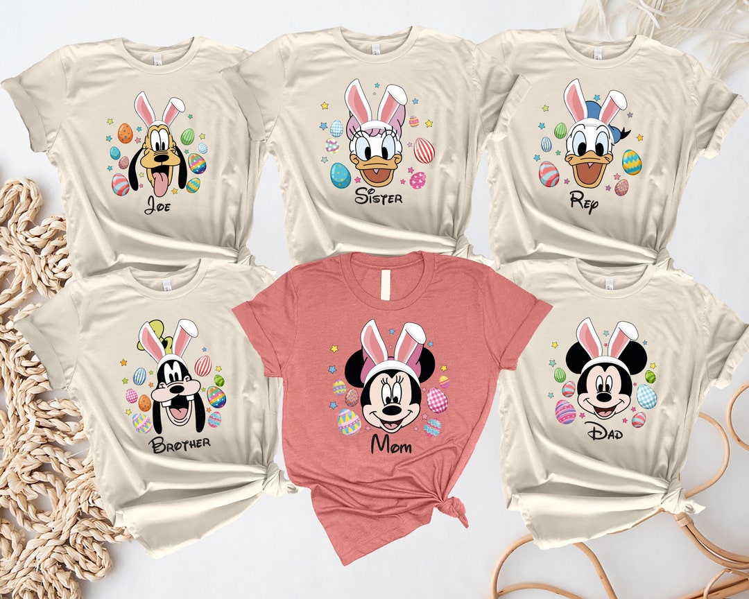 Disney Easter Mickey Minnie Shirt, Mickey Bunny Easter Shirt ...
