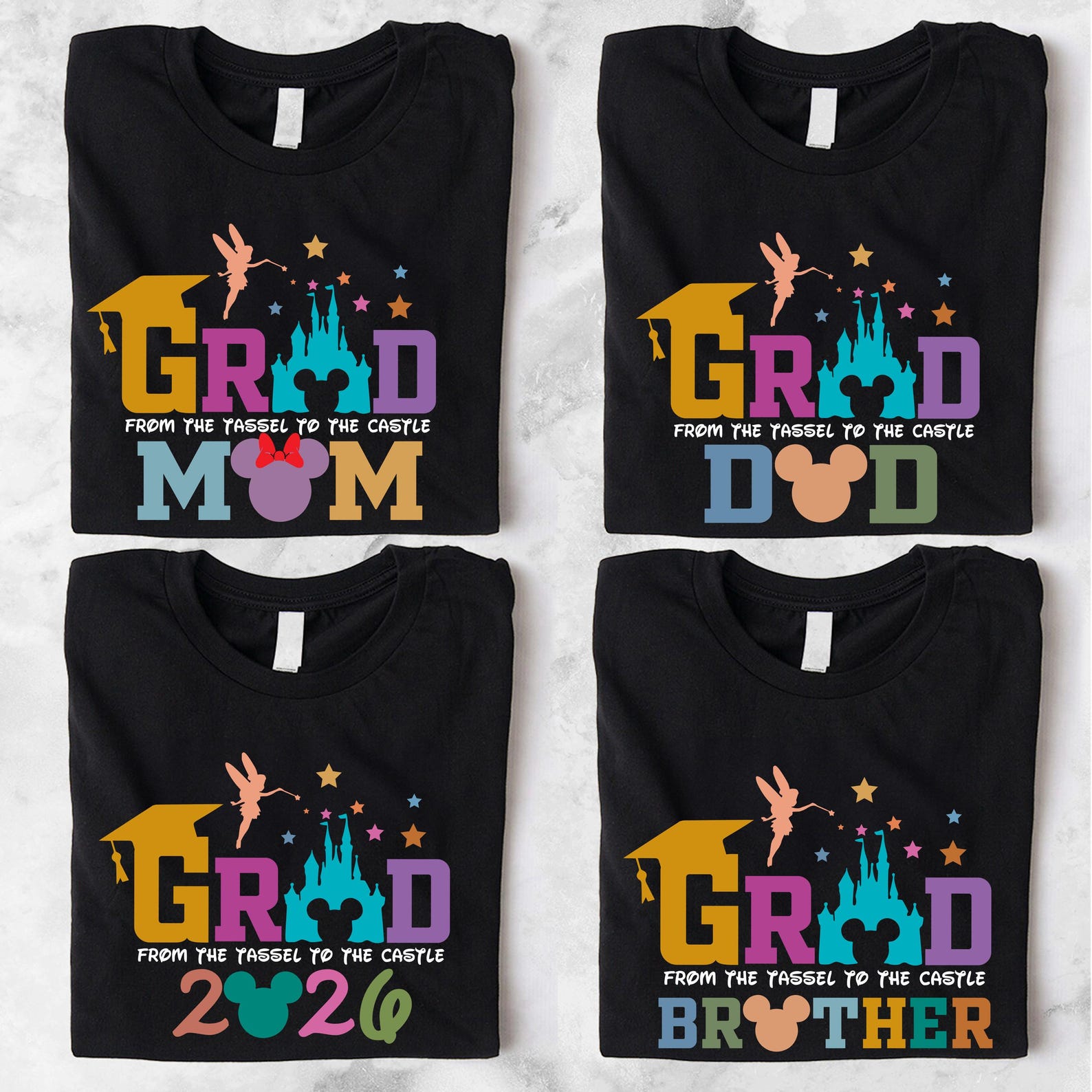 Disney Grad 2026 Shirt, Graduation Castle Family Trip Tee, Magic ...