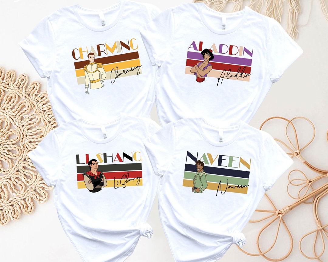 Prince Shirt, Disney Princes Shirt, Prince Aladdin, Prince Naveen ...