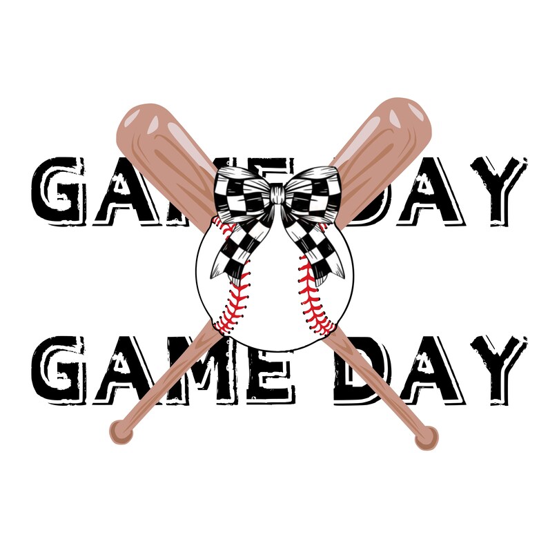 Baseball Game Day Svg, Baseball Bats Svg, Bow Svg, Vintage Svg ...