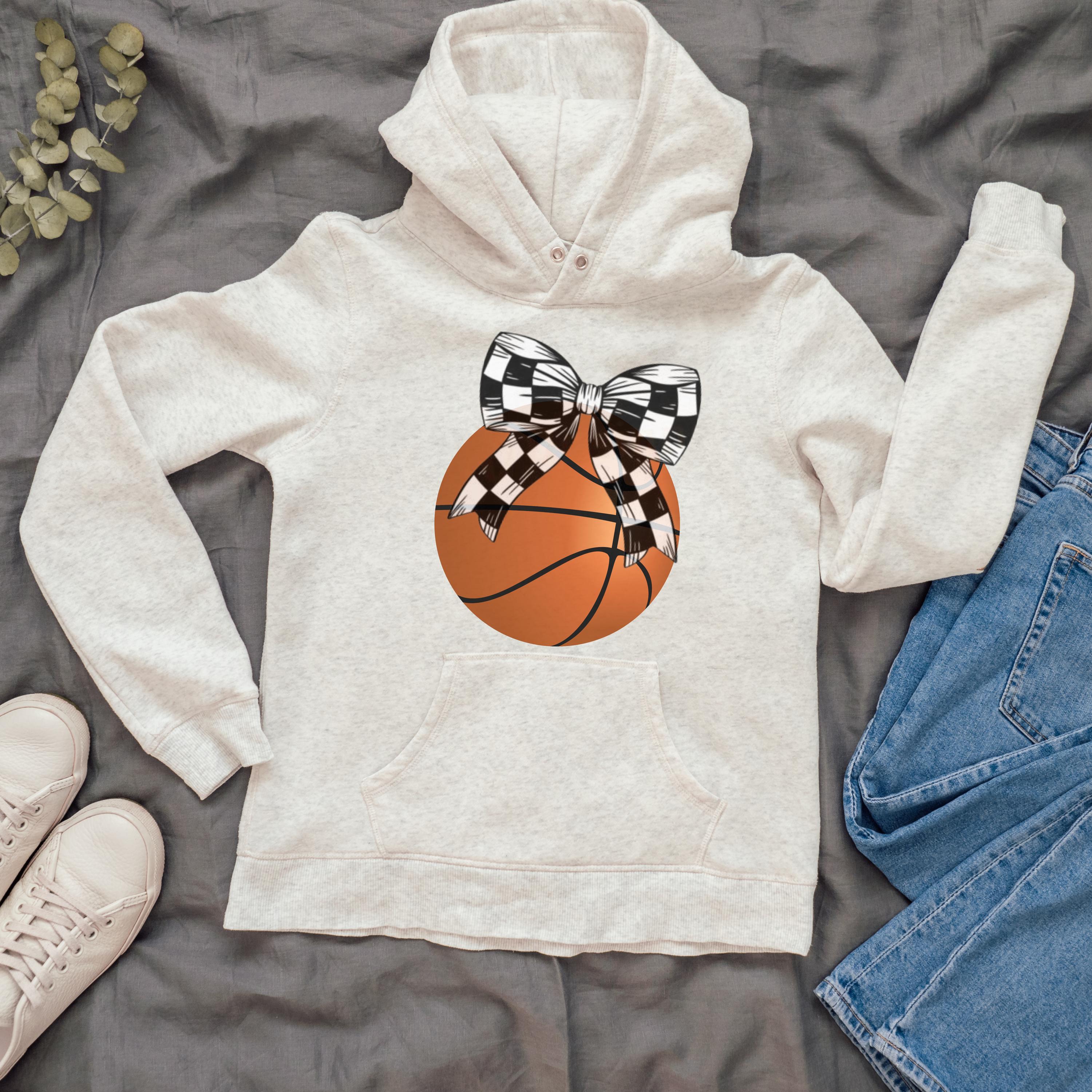 Basketball Checkered Bow Svg, Basketball Season Svg, Checkered Bow Svg ...