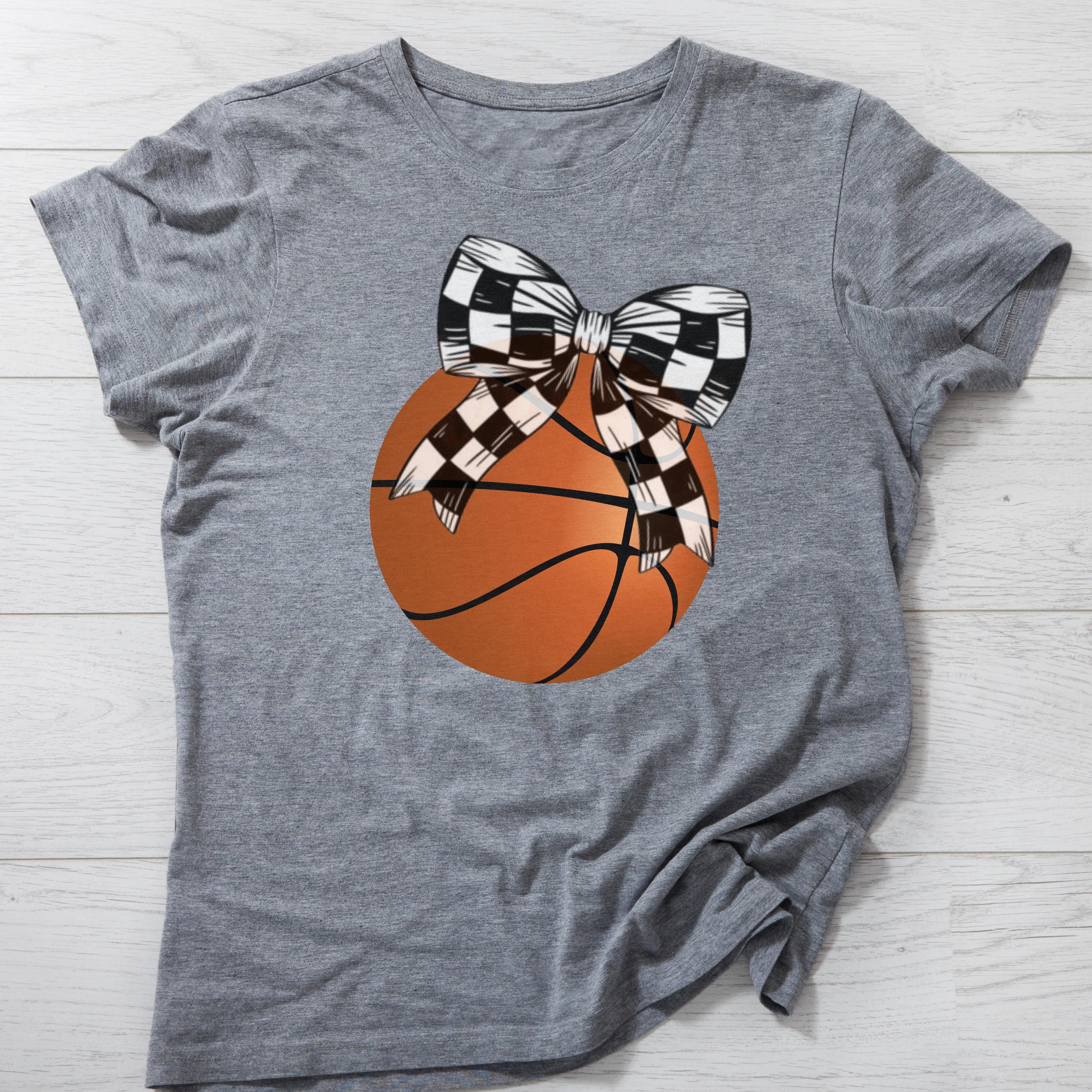 Basketball Checkered Bow Svg, Basketball Season Svg, Checkered Bow Svg ...