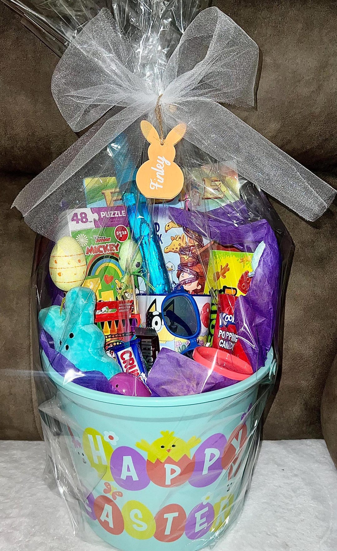 Prefilled Kids Easter Basket, Toy Filled Easter Basket, Kids Gift ...