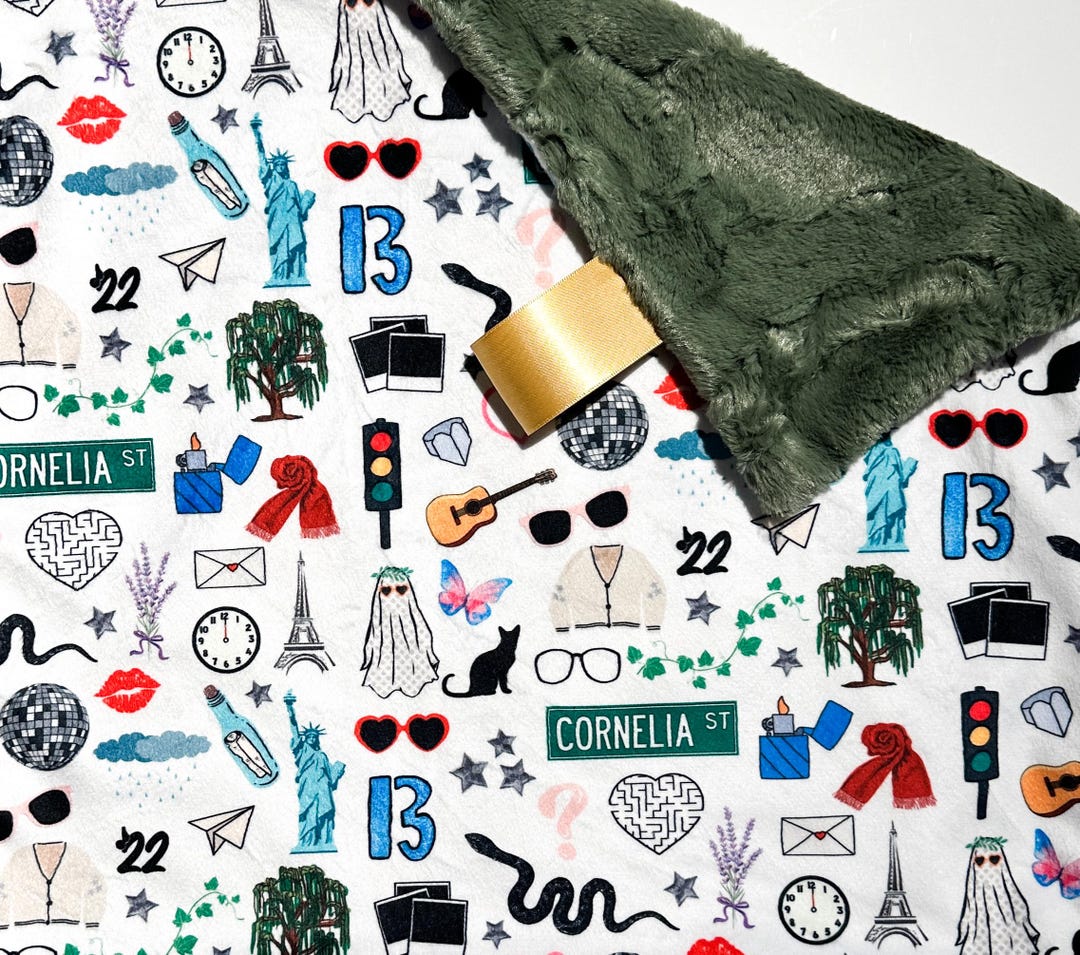 Taylor Lovey Blanket Pop Star Baby Blanket Unique Gift for Baby Girl ...