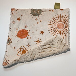 Astronaut Adventure Planet and Sun Lovey Blanket | Outer Space Nursery ...