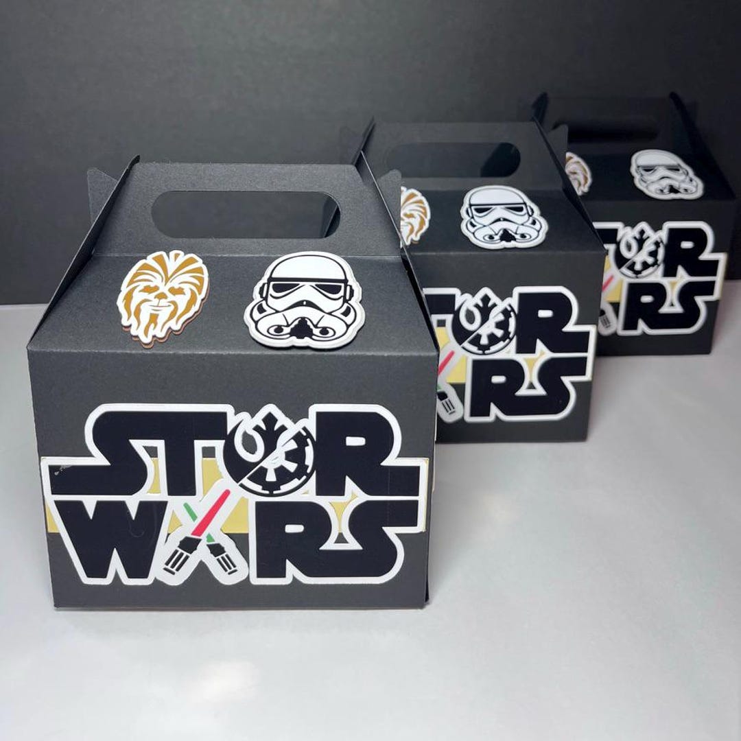 Personalized Gamble Box, Party Favor Star Wars Theme - Etsy
