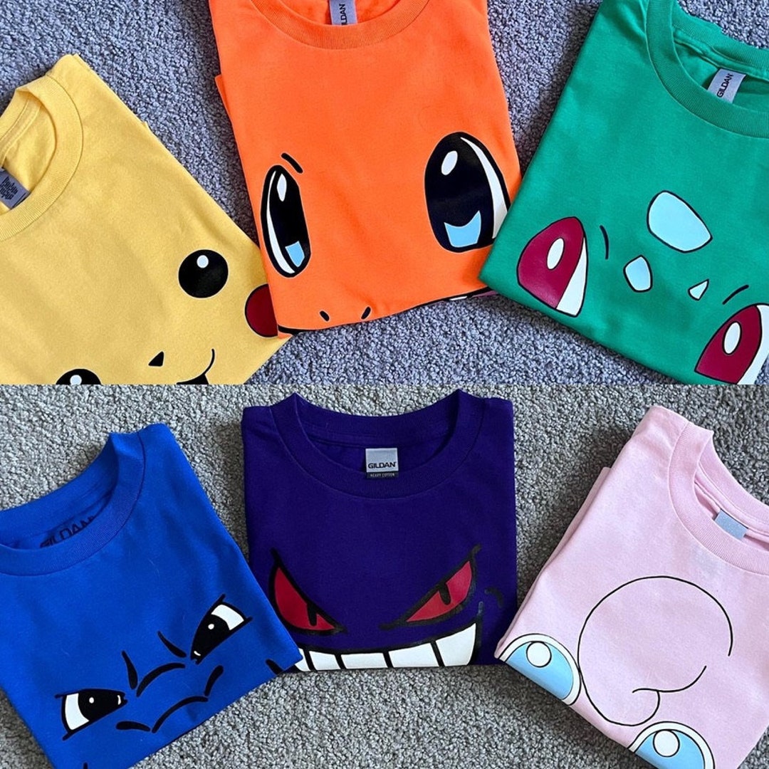 Pokemon Character Shirt - Etsy