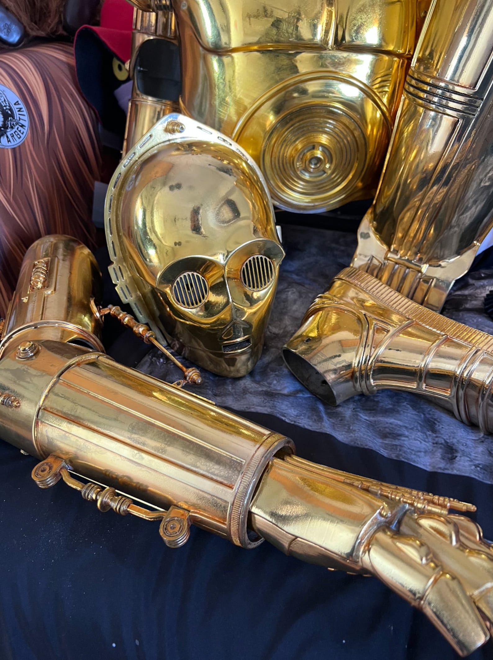 Real Chromed C3PO Lifesize - Star Wars - 1:1 Scale. ANH or ESB Version - Prop Kit Easy to Build ...