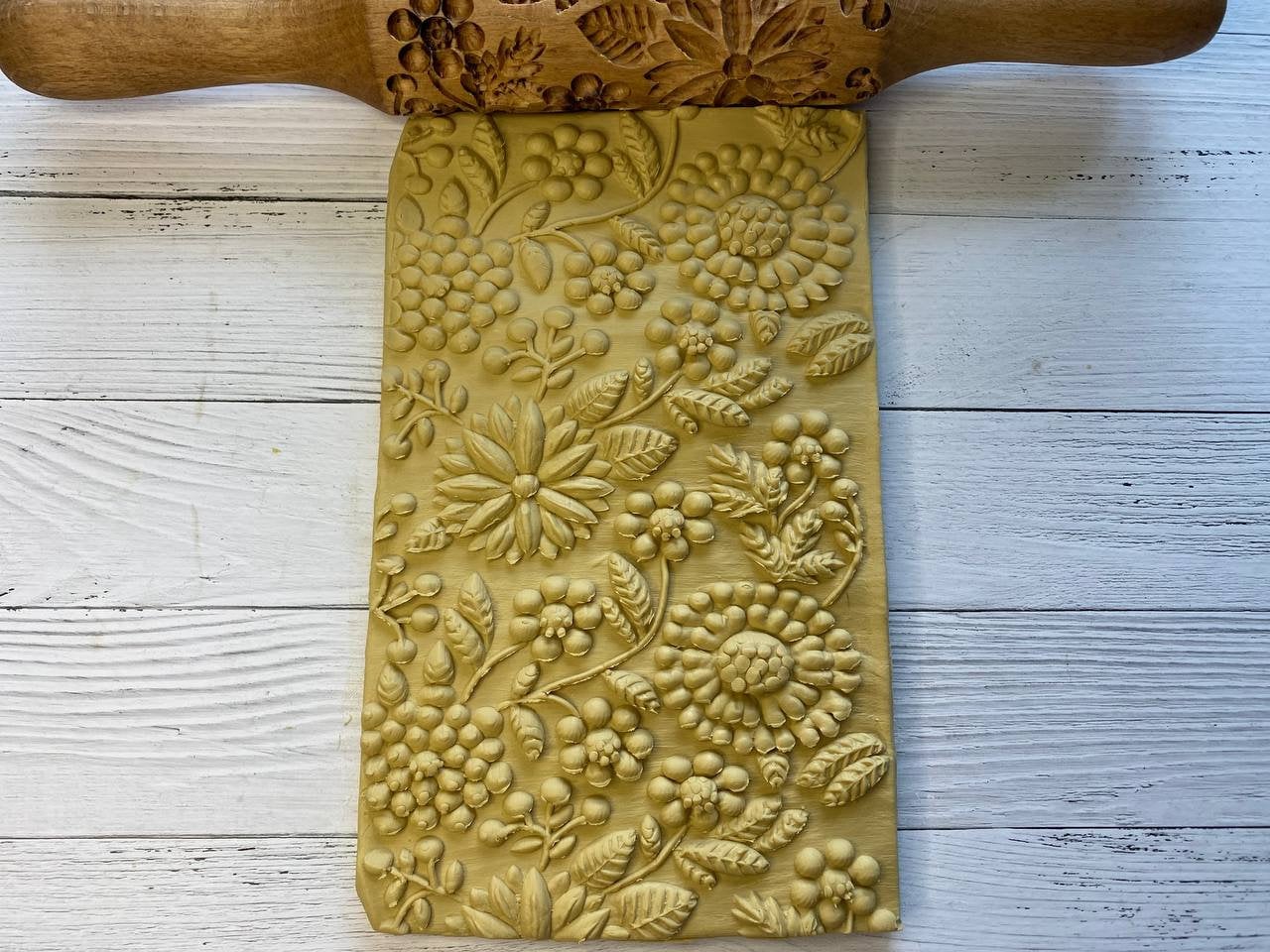 Rolling Pin-embossed Rolling Pin-wooden Rolling Pin-engraved Rolling ...