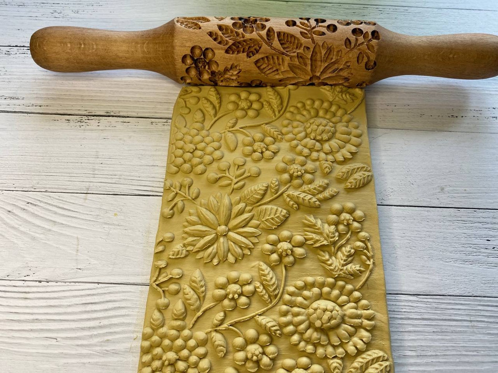 Rolling Pin-embossed Rolling Pin-wooden Rolling Pin-engraved Rolling ...