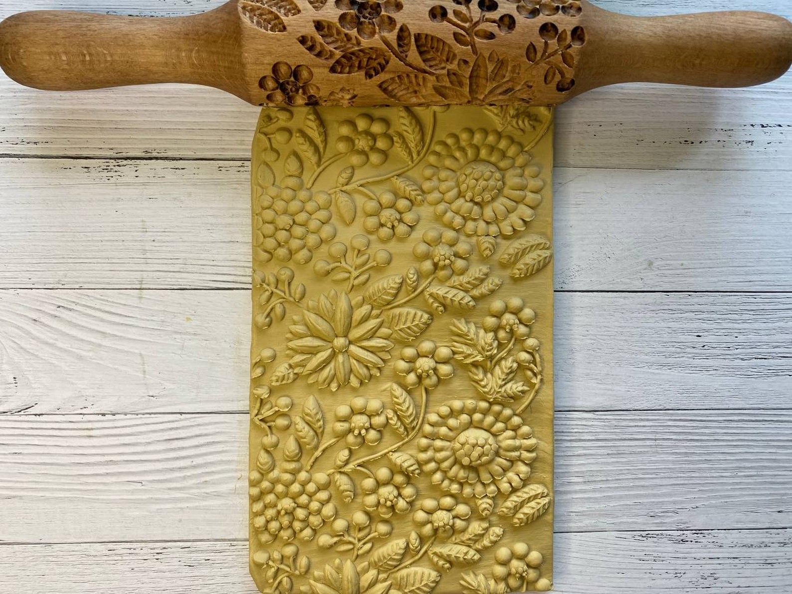 Rolling Pin-embossed Rolling Pin-wooden Rolling Pin-engraved Rolling ...