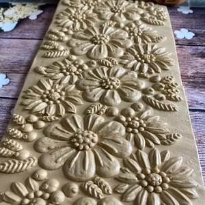 Flower Rolling Pin-embossed Rolling Pin-wooden Rolling Pin - Etsy