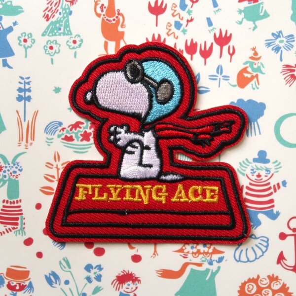 Snoopy Flying Ace Patch - Etsy