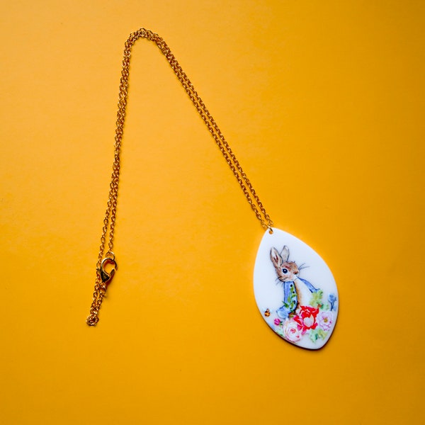 Rabbit Necklace - Etsy