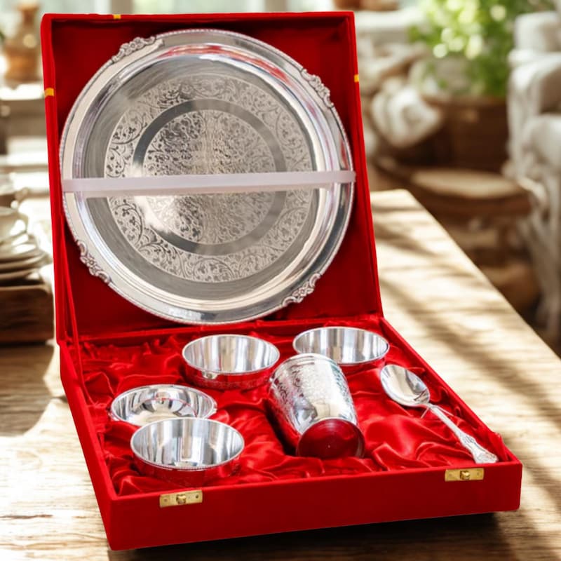 Pure Silver Dinner Plates - Etsy