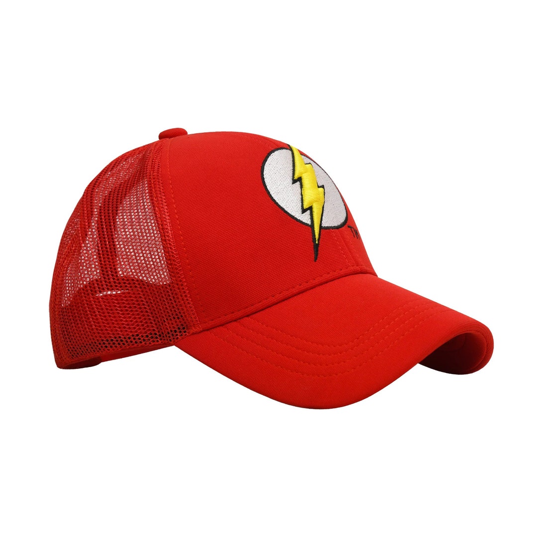 FLASH TRUCKER CAP for Men Justice League Batman Wonder Women Red Flash ...
