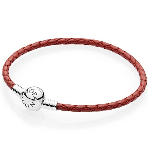 Pandora Leather Bracelet Red