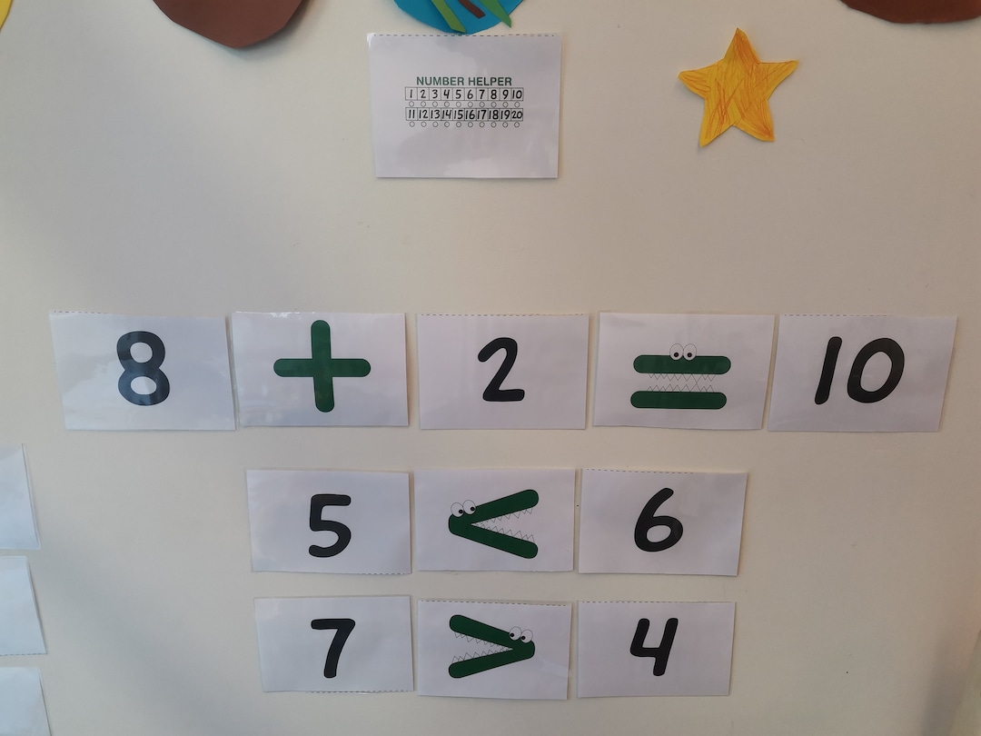 Greater Than Less Than Flashcards Math Worksheets Pintables ...