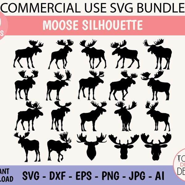 Moose Art - Etsy