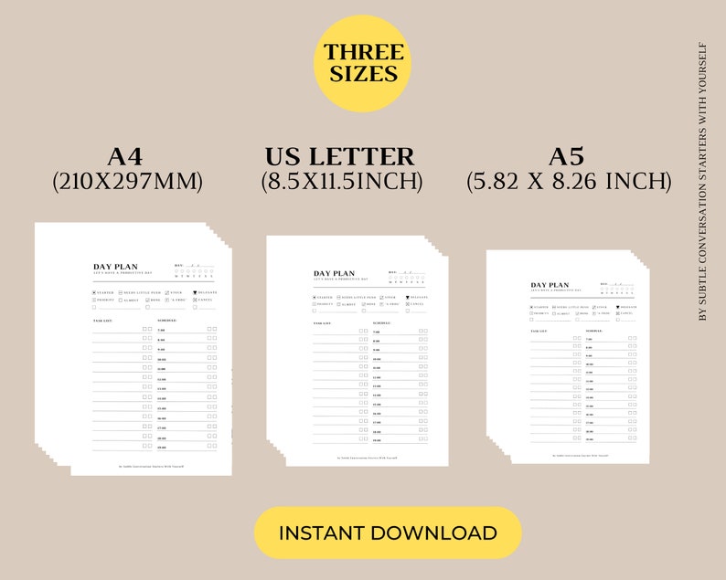 TO DO Check List Printable / Eisenhower Priority Matrix / Productive ...