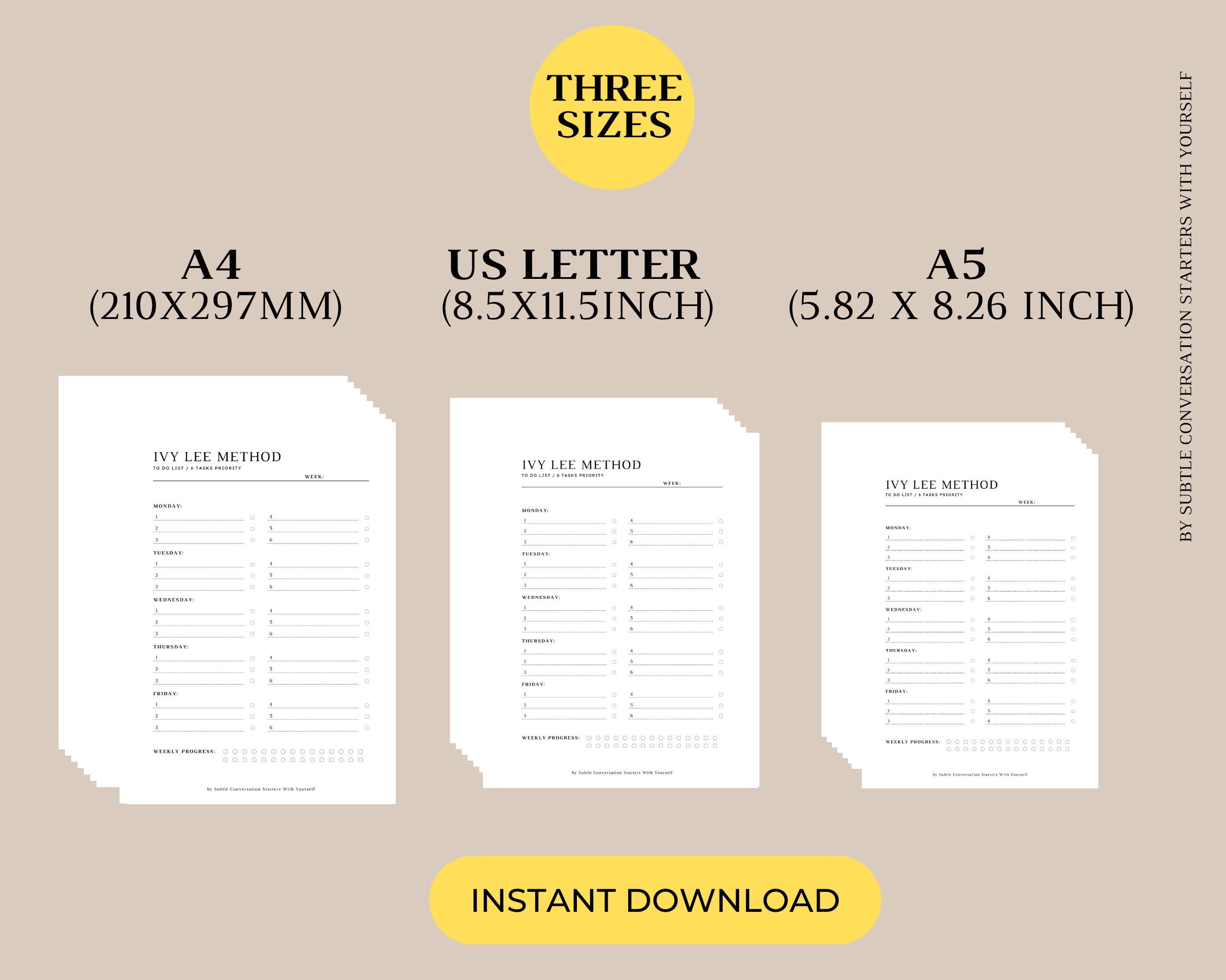 Prime Productivity Combo: Ivy Lee Method, Eisenhower Matrix, Brain Dump ...