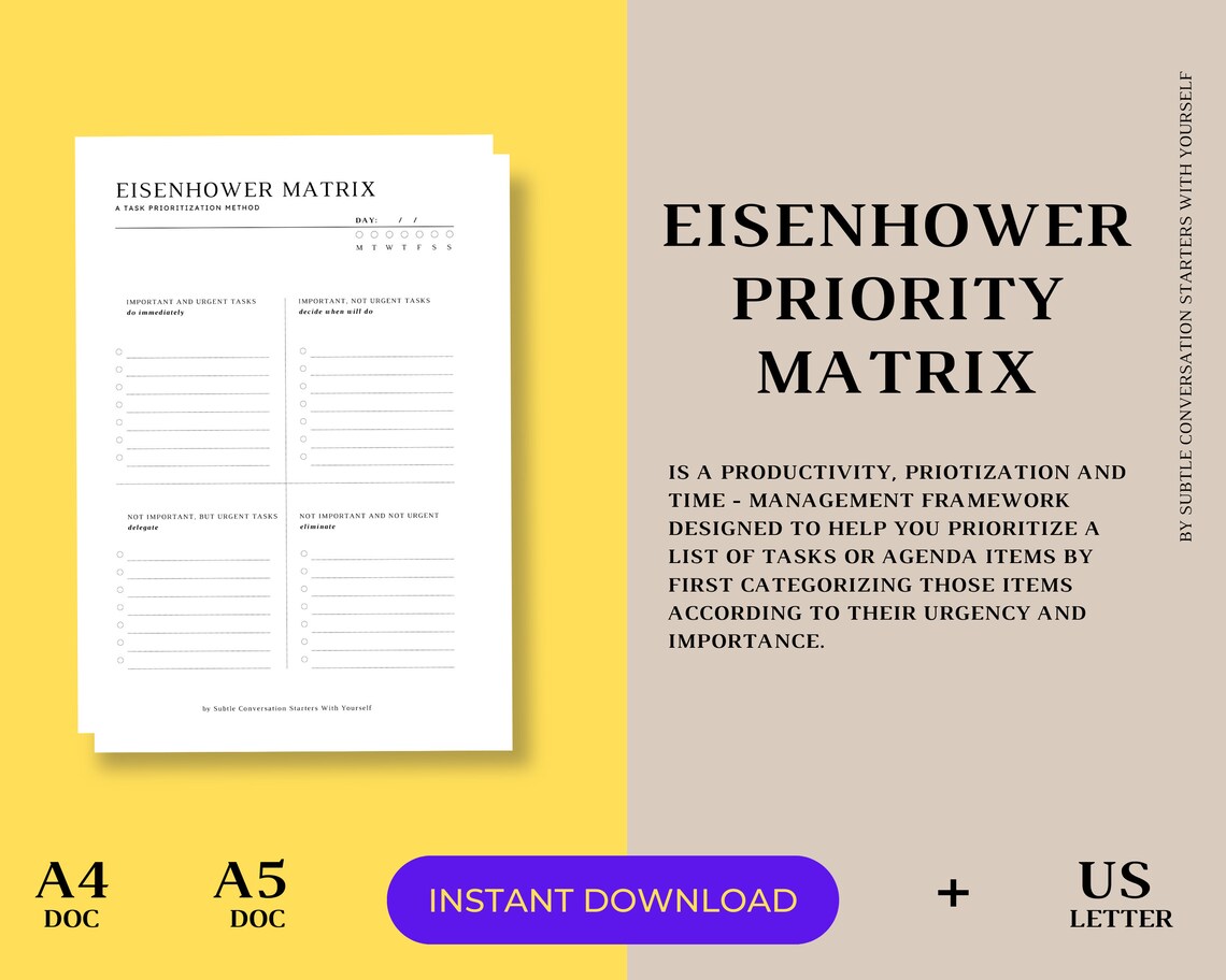 Prime Productivity Combo: Ivy Lee Method, Eisenhower Matrix, Brain Dump ...