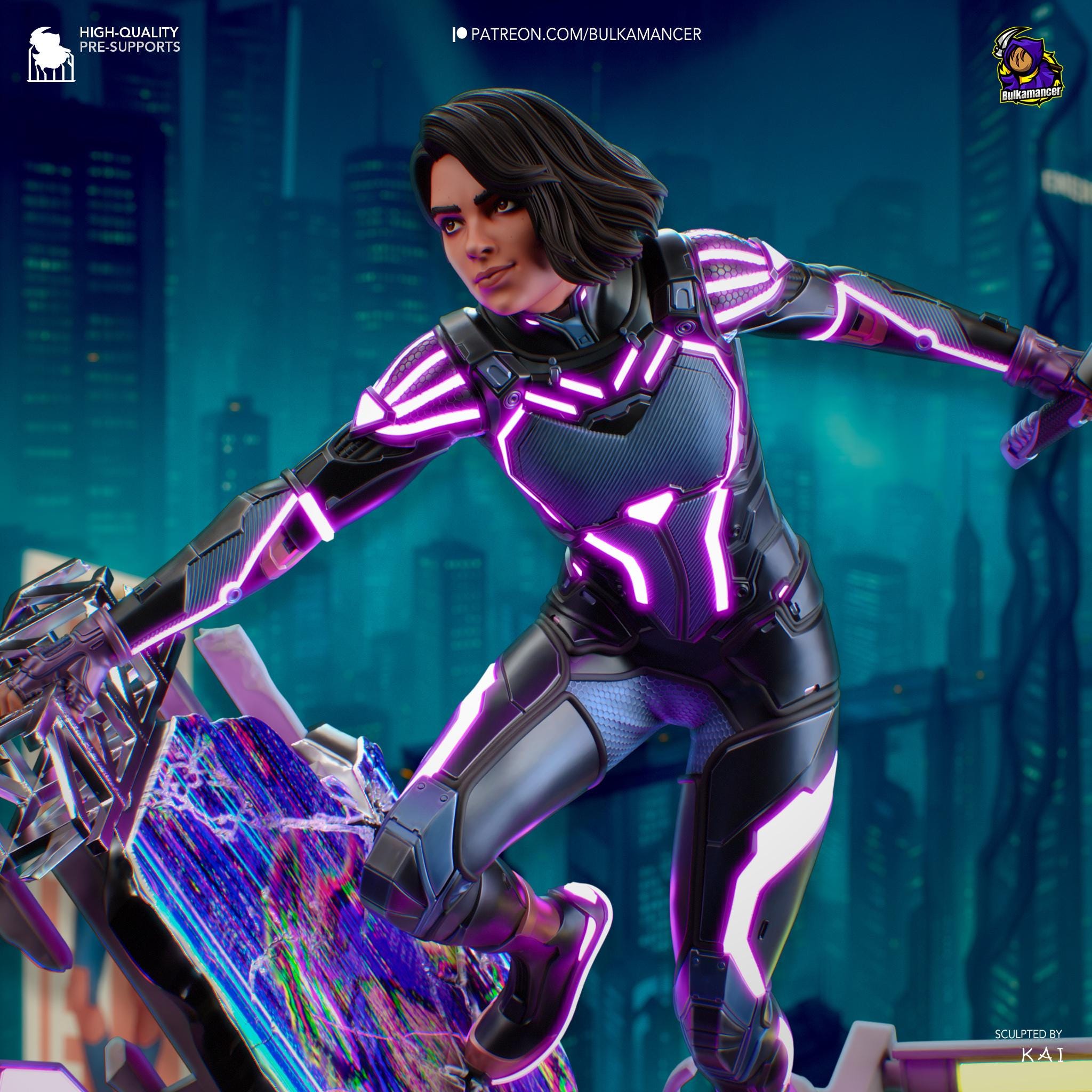 Mio - Split Fiction | Multiple Sizes | Unpainted I Cyber I Gift for Him ...