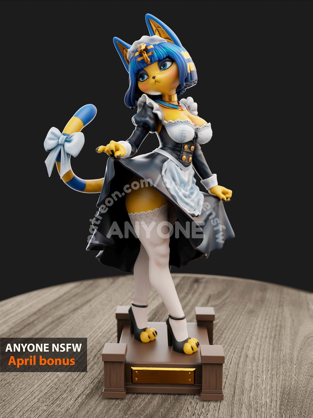 Ankha Resin Statue | Animal Crossing Collectible | Seductive Maid ...