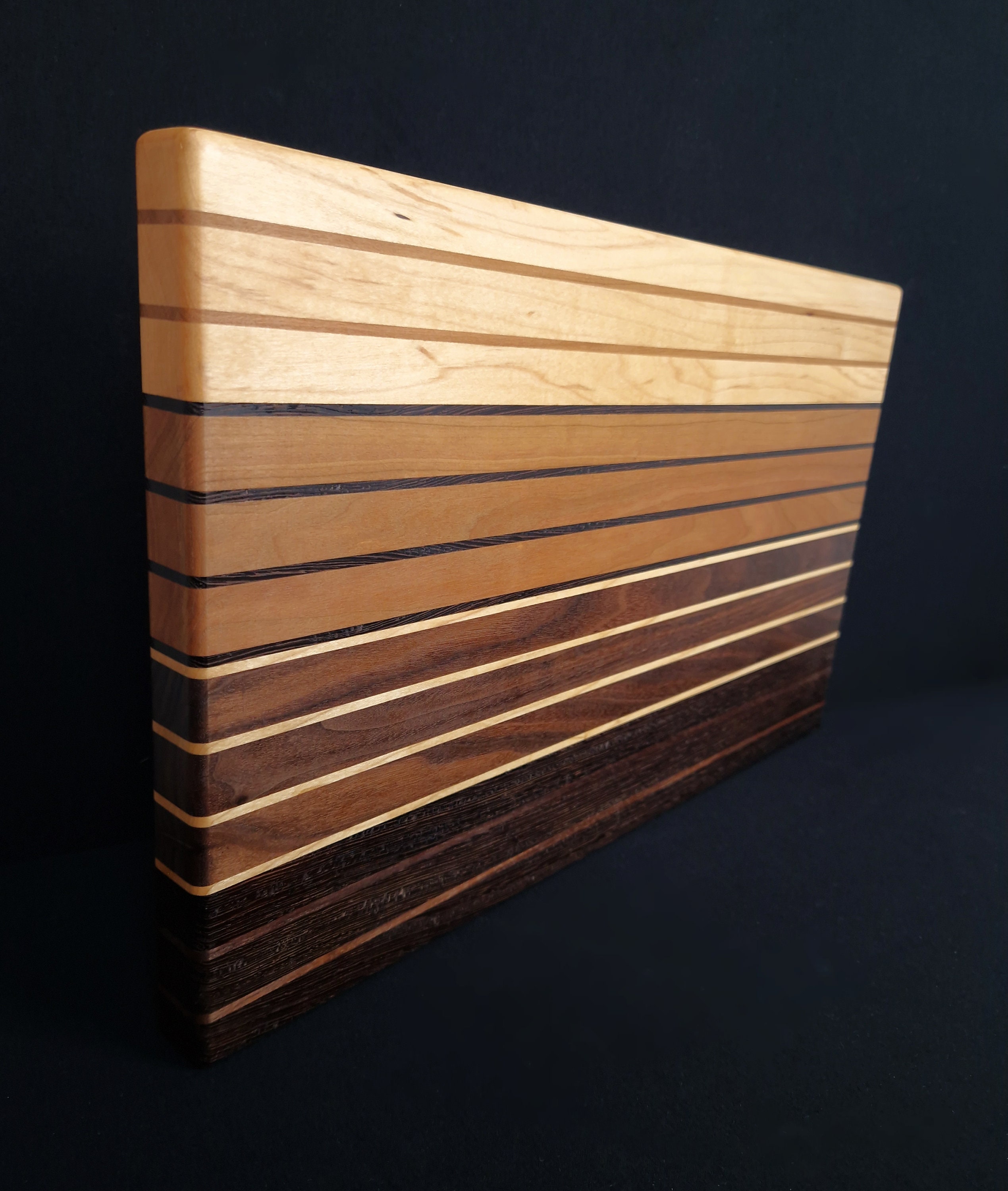 Large Striped Ombre Cutting Board / Serving Tray - Etsy