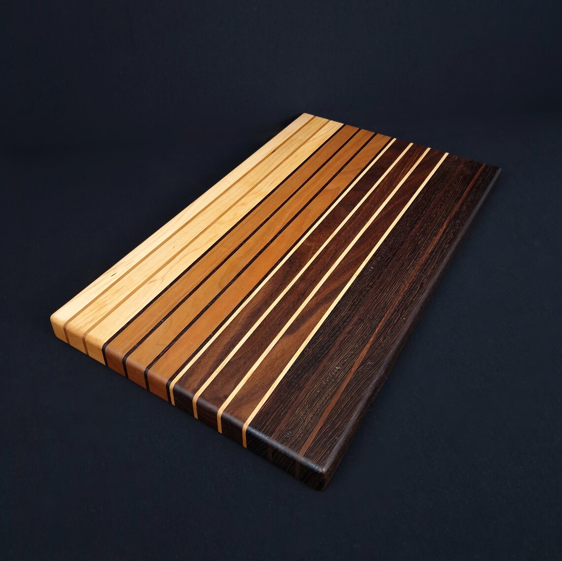 Large Striped Ombre Cutting Board / Serving Tray - Etsy