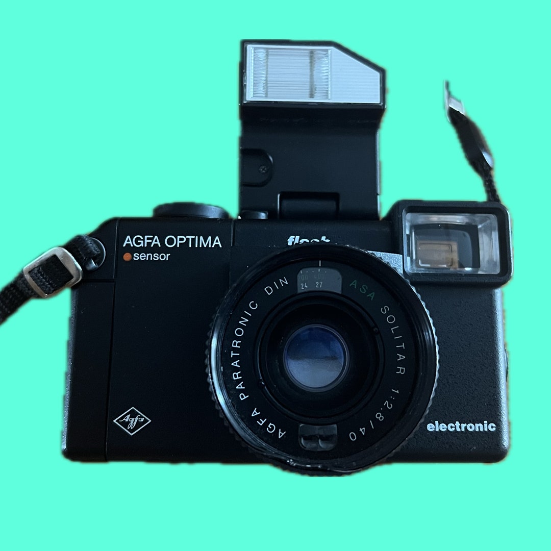 Vintage Agfa Optima Sensor Flash 35mm Camera - Compact Viewfinder ...