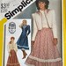 Uncut, Sewing Pattern Simplicity 7745, Bunny, Rabbit, Doll Clothes ...
