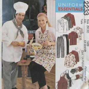 retro chef pants