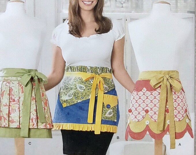 Uncut Misses One Size, Sewing Pattern, Simplicity 2161, Apron, Half ...