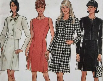 Uncut Misses Size 8-18, Sewing Pattern, New Look 6574, Dress, Jumper ...