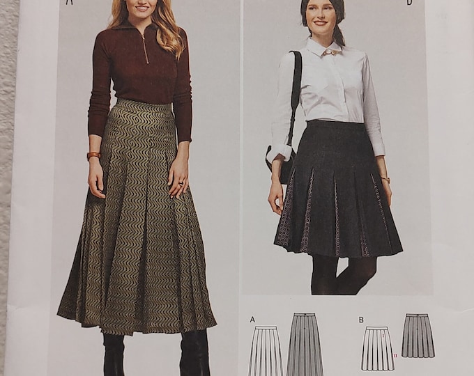 Uncut Misses Size 8-20, Sewing Pattern, Burda 6466, Skirt, Career, at ...