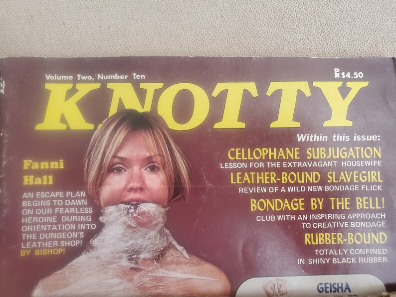 Vintage Bondage Magazine From 1974 Rare - Etsy
