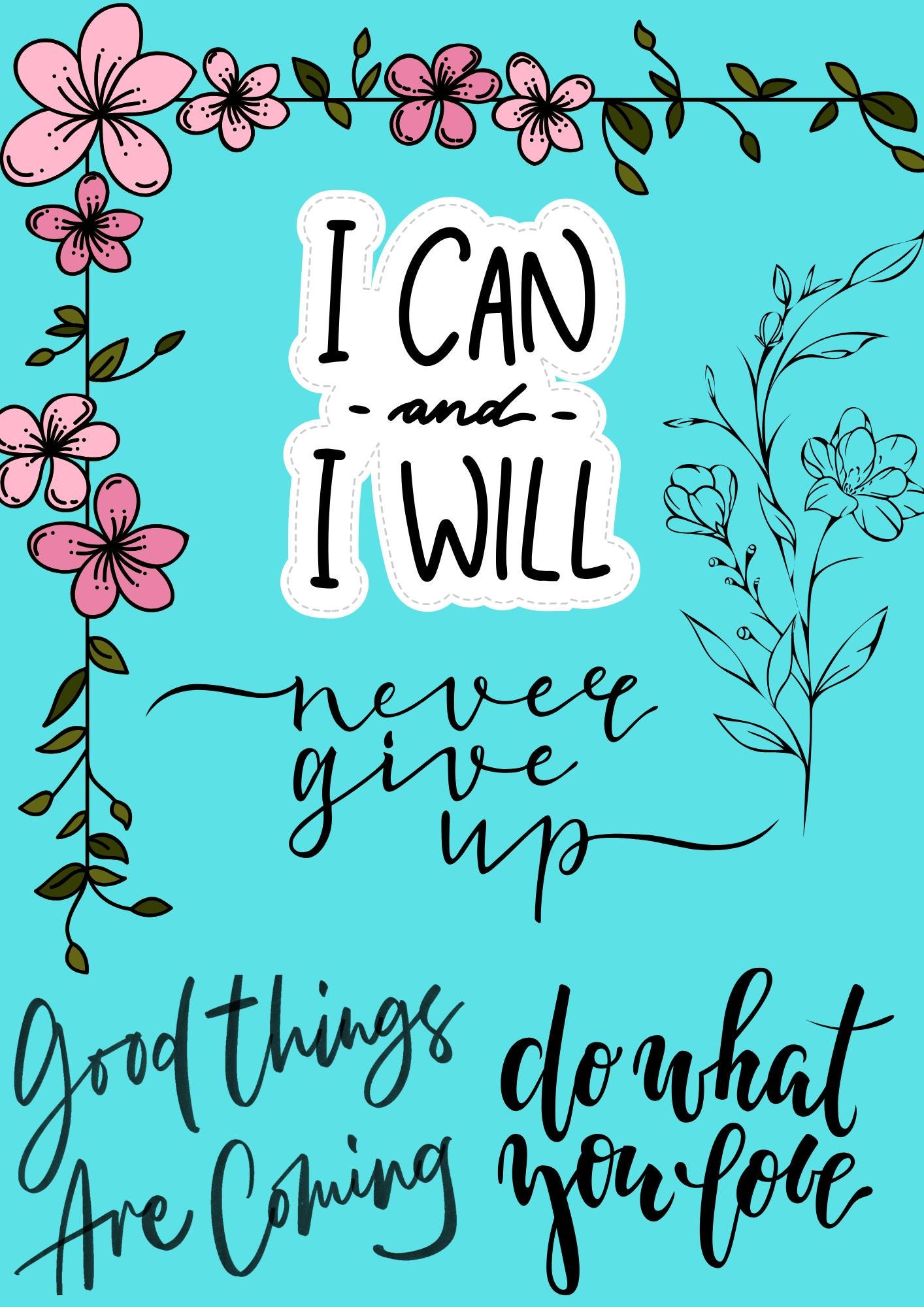 2025 Printable Vision Board Template - Goal Setting, Manifestation ...