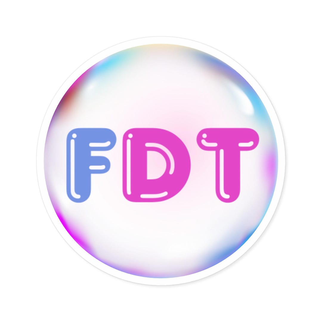 FDT Sticker Round - Three Sizes - Etsy